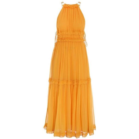 Zimmermann | Dresses | Zimmermann Mae Ruffled Tiered Silk Midi Dress In ...